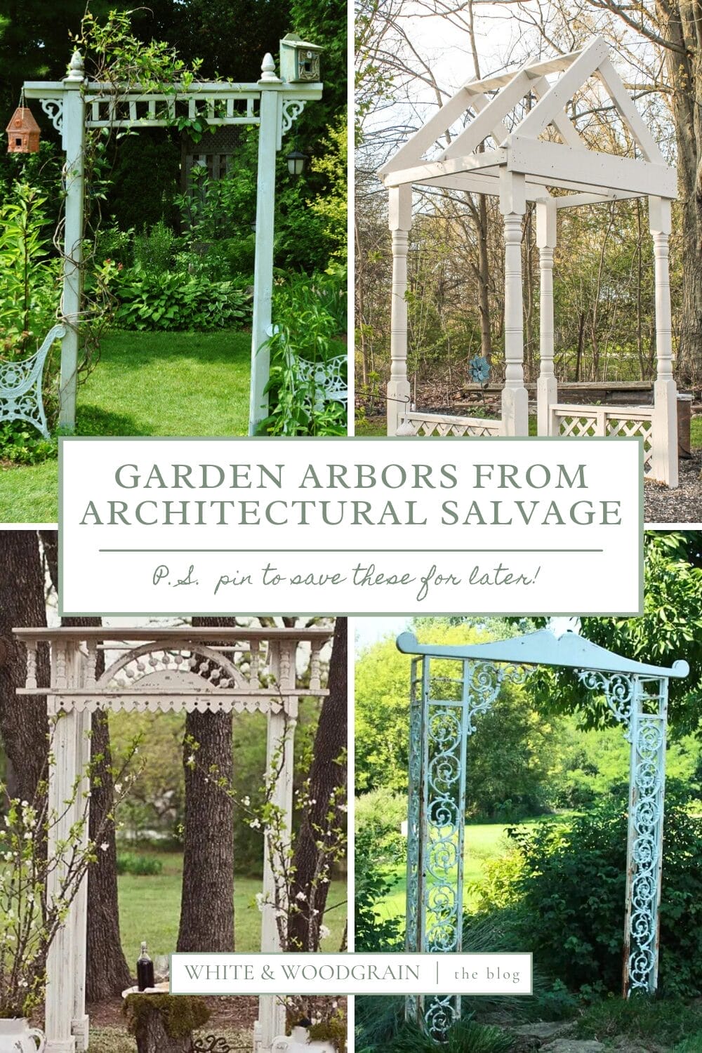 Dreamy Garden Arbors from Architectural Salvage (P.S. a dream project ...